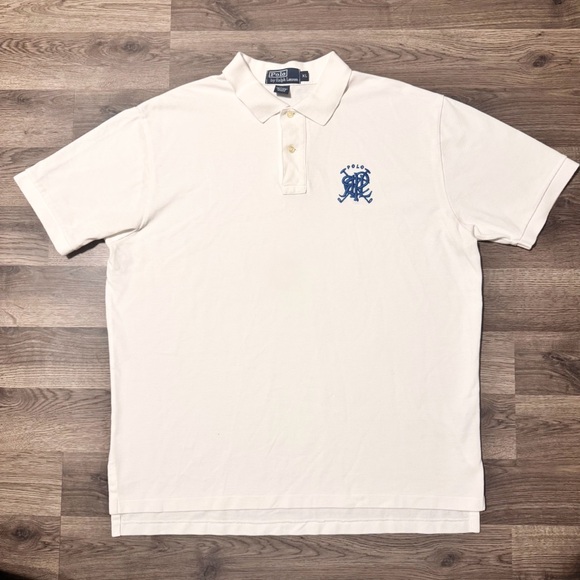 Polo Ralph Lauren | Shirts | Vintage Polo Ralph Lauren White Polo T ...
